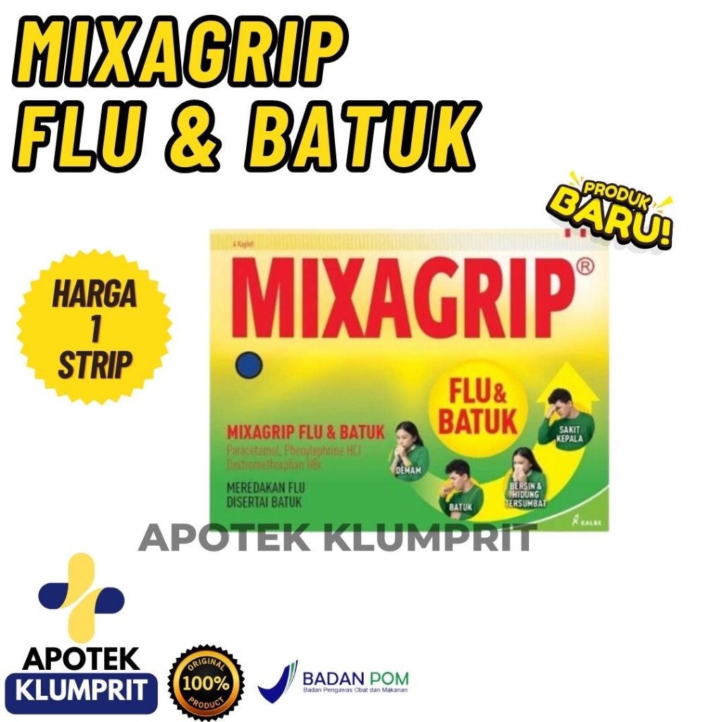 Jual MIXAGRIP / FLU & BATUK / DEMAM / BATUK KERING / FLU | Shopee Indonesia