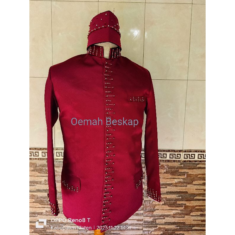 Jual Basofi, Beskap besan, baju pengantin Asraf | Shopee Indonesia