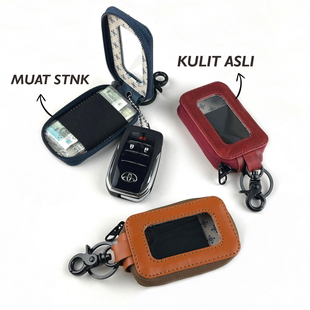 Jual Dompet remote keyless motor mobil gantungan kunci sarung remot ...