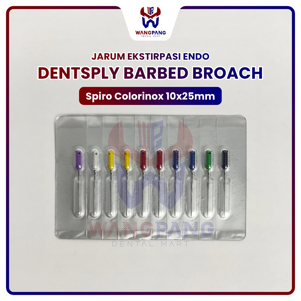 Jual DENTSPLY BARBED BROACH JARUM EKSTERPASI / JARUM EKSTIRPASI ENDO ...