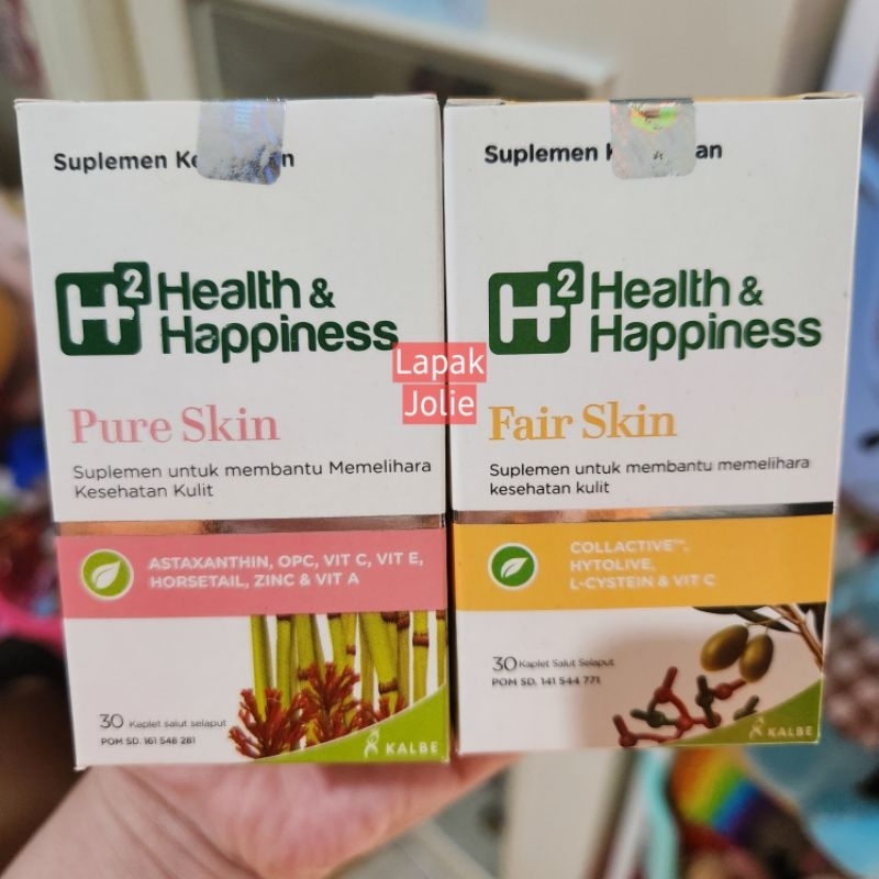 Jual H2 fair / pure skin kesehatan kulit flek, noda hitam, jerawat ...