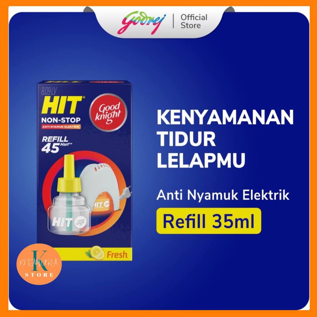 Jual HIT NON STOP XPRESS GOODKNIGHT REFILL 45 Malam 33ml Aroma Fresh | Shopee Indonesia