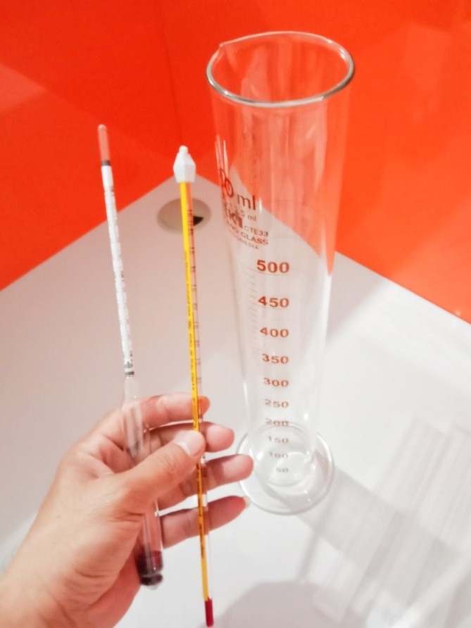 Jual 3 PCS Hydrometer Solar Gelas Ukur Duran 500 ml Dan Glass ...