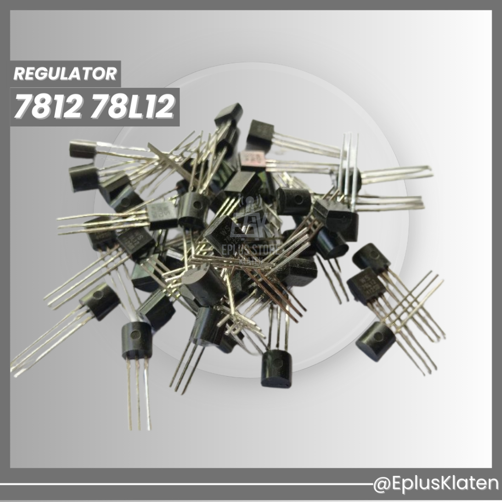 Jual 7812 78l12 voltage 12V regulator 100mA | Shopee Indonesia