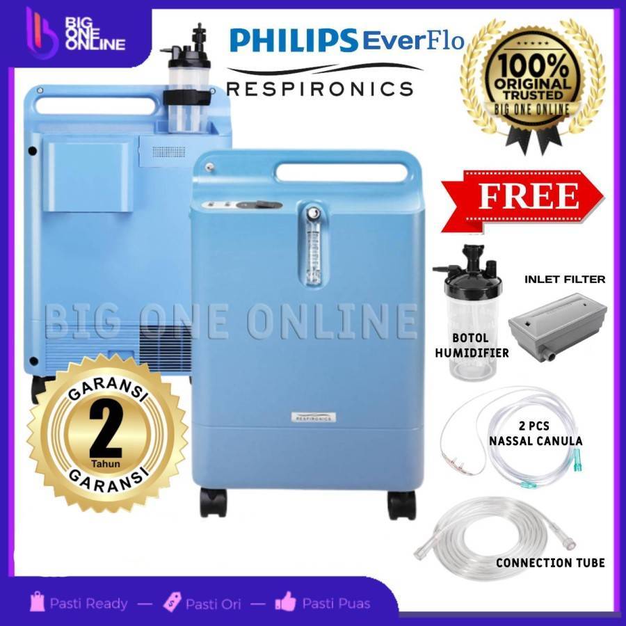Jual Philips Everflo Oksigen Concentrator, Alat Penghasil Oksigen ...