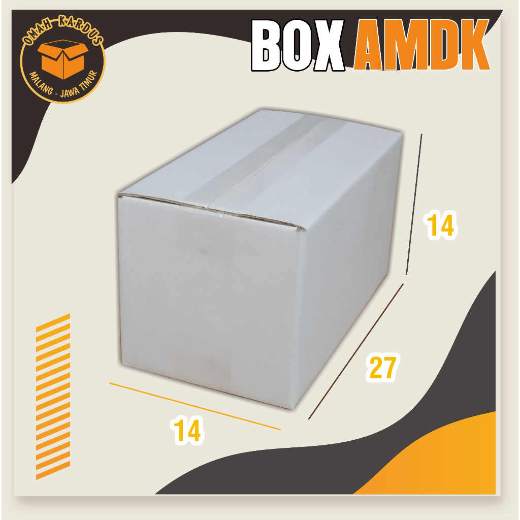 Jual Box Amdk Putih (120MLx24) 27x14x14 cm | box packing | kardus ...