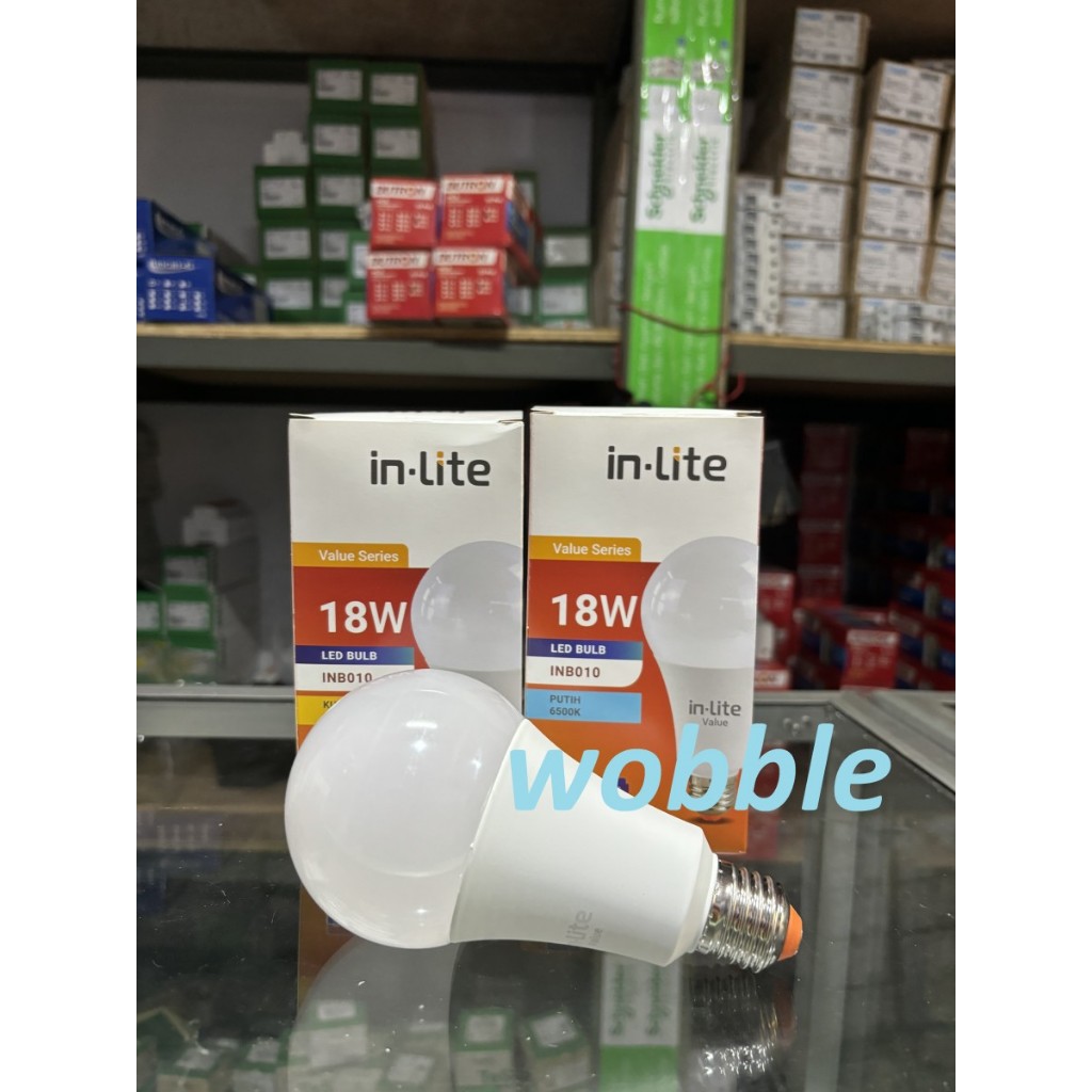 Jual INB010 LAMPU INLITE LED BULB Lampu Murah Bergaransi VALUE BOHLAM LED IN LITE 18W 18 W ...