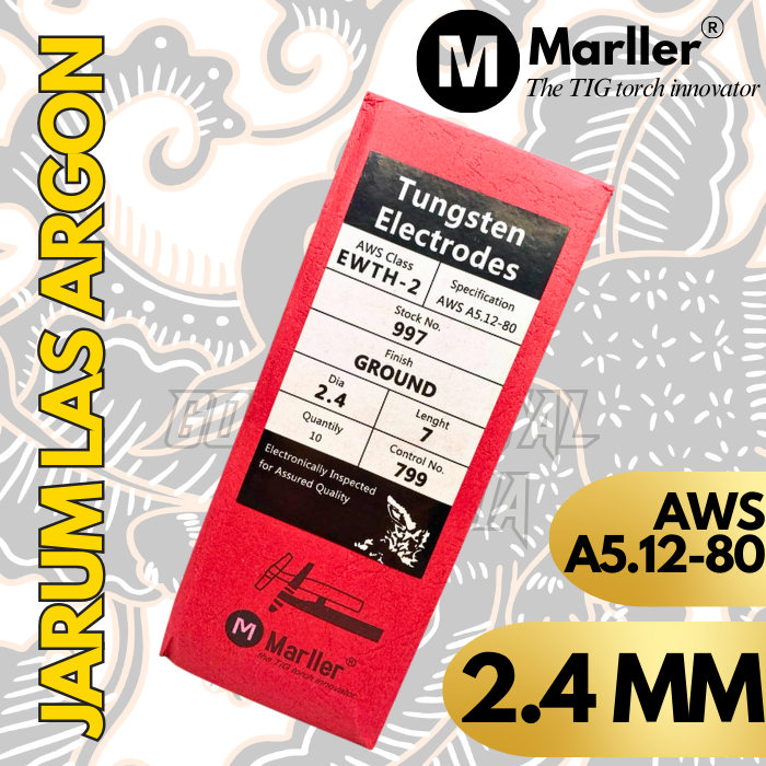 Jual Tungsten Jarum Las Argon 2.4 mm MARLLER | Shopee Indonesia