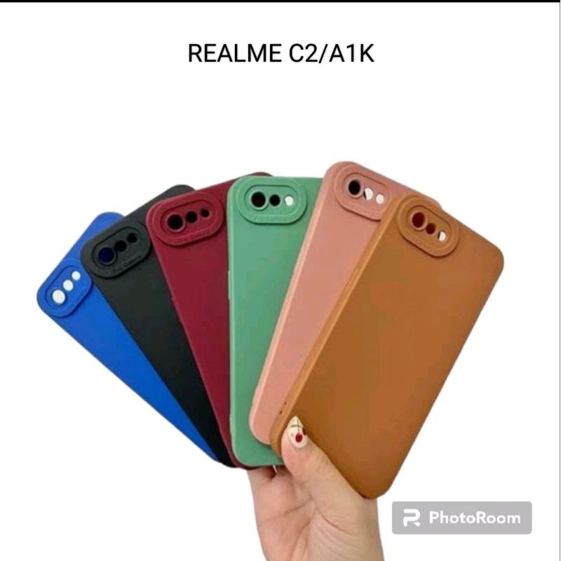 Jual Softcase silikon terbaru TIPE HP REALME C2 / A1K Case macaron pro ...