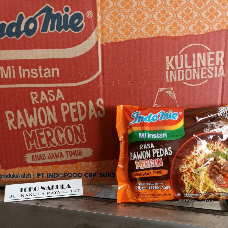 Jual Indomie Mie Instan Rasa RAWON PEDAS MERCON Khas Jawa Timur ...