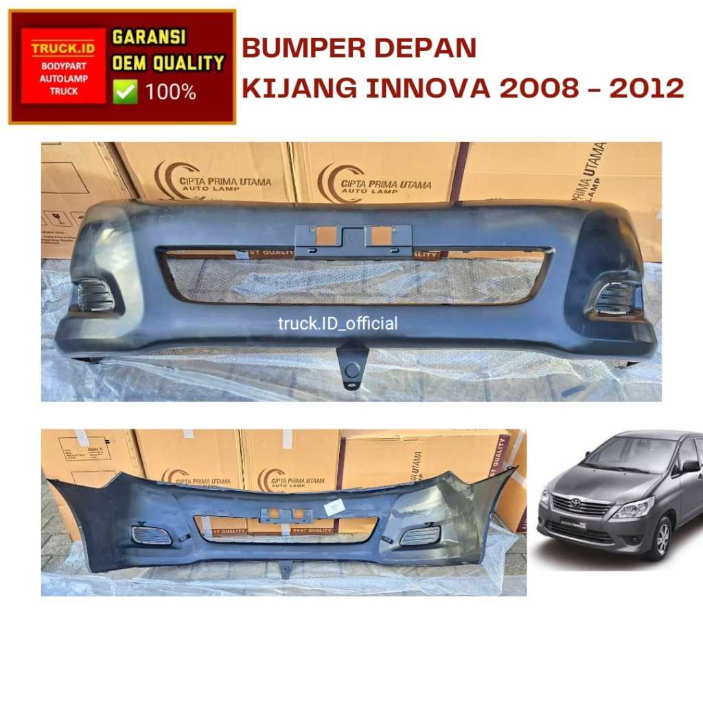 Jual BUMPER BEMPER DEPAN TOYOTA INNOVA 2008 2009 2010 2011 *1204 ...