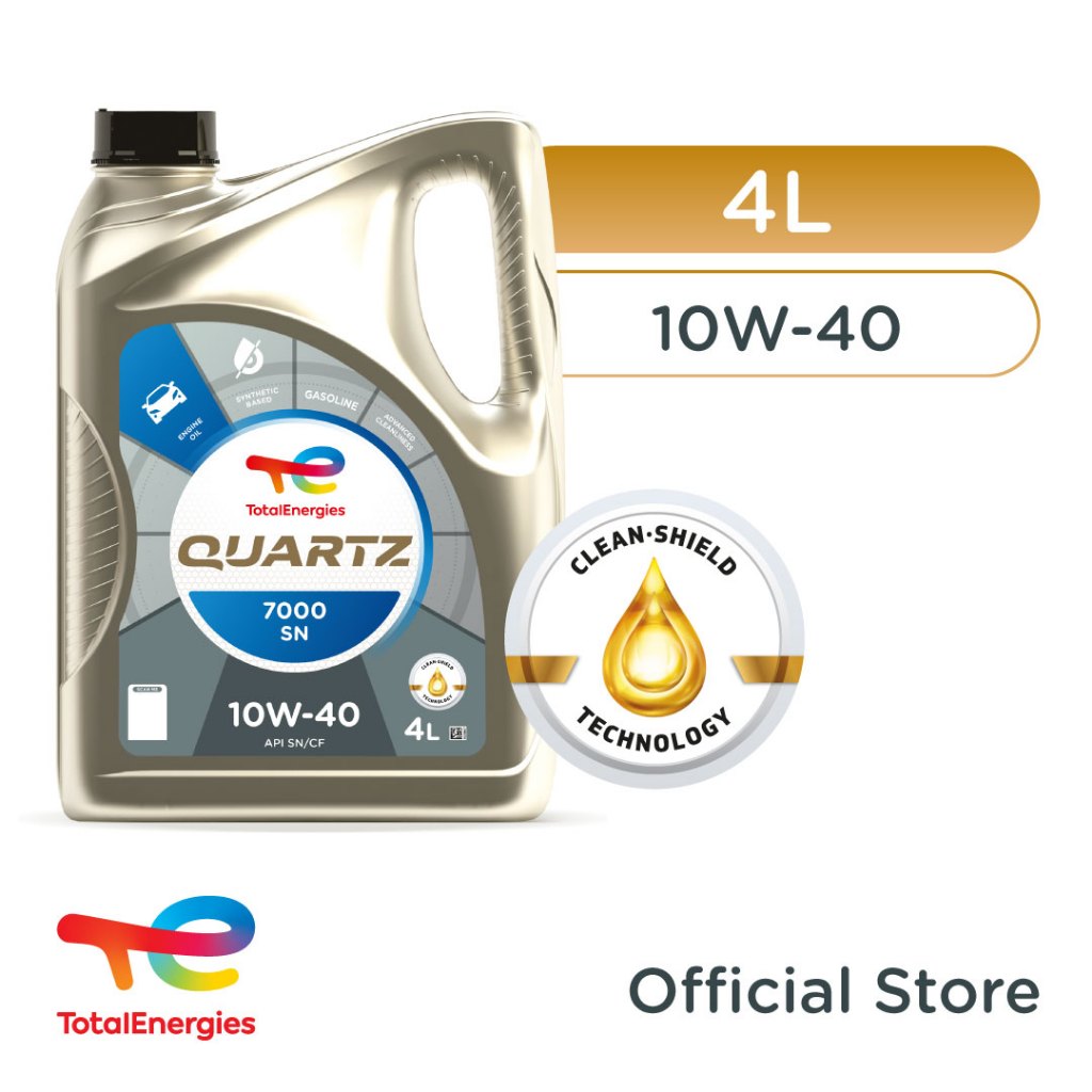 Jual TotalEnergies - Quartz 7000 10W-40 SN/CF Oli Mesin Mobil 4L | Shopee Indonesia