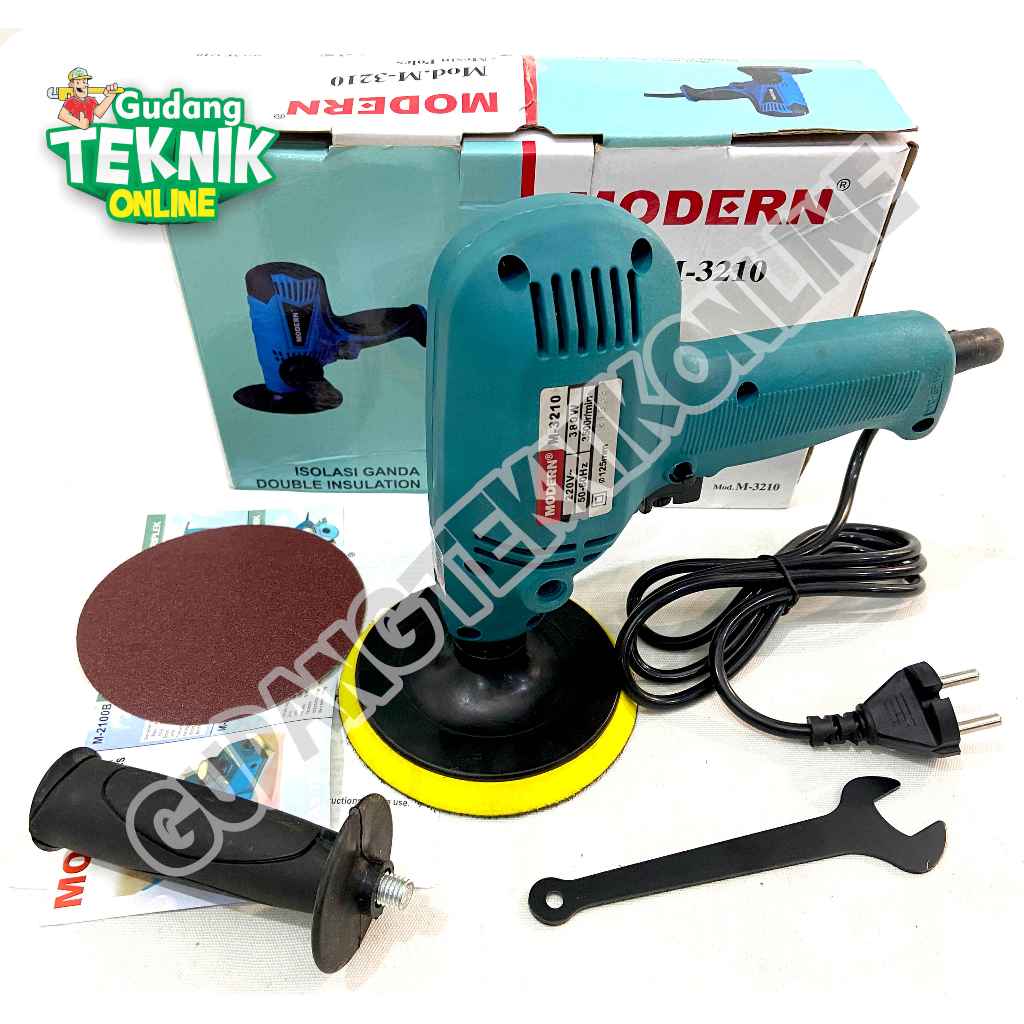 Jual Mesin Poles Body Mobil Motor 5" M3210 MODERN / Polisher Listrik 5 ...