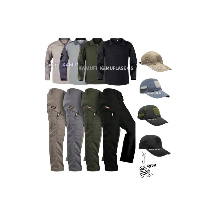 Jual Diixsi - Setelan Baju/ kaos tactical BDU shirt combat pakaian army outdoor | Shopee Indonesia