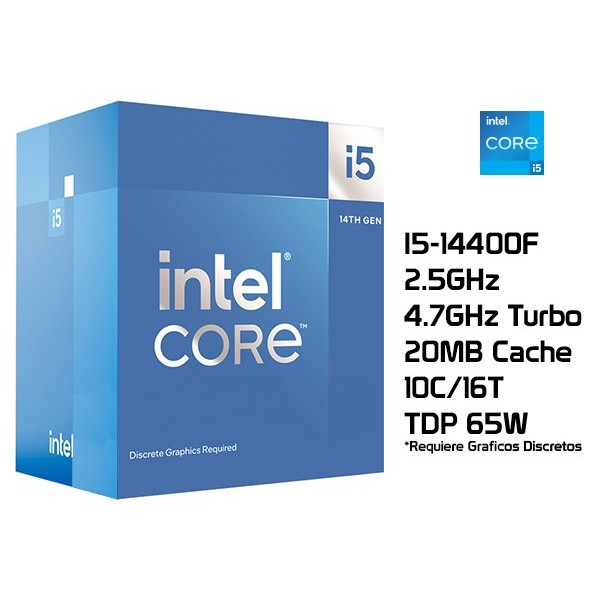 Jual Processor Intel Core i5-14400F Gen 14th LGA 1700 BOX Garansi Resmi | Shopee Indonesia