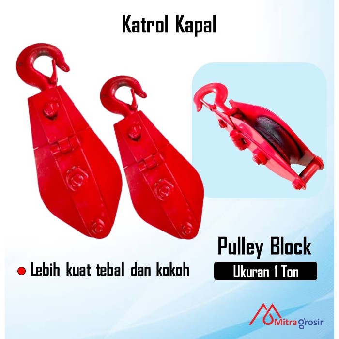 Jual Katrol Air Sumur Timba 1 TON / Kerekan Sumur Barang Rol Seling ...