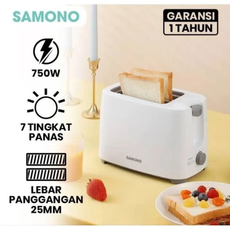 Jual Samono Toaster Pemanggang Roti Listrik Bread Toaster 7 Tingkat ...