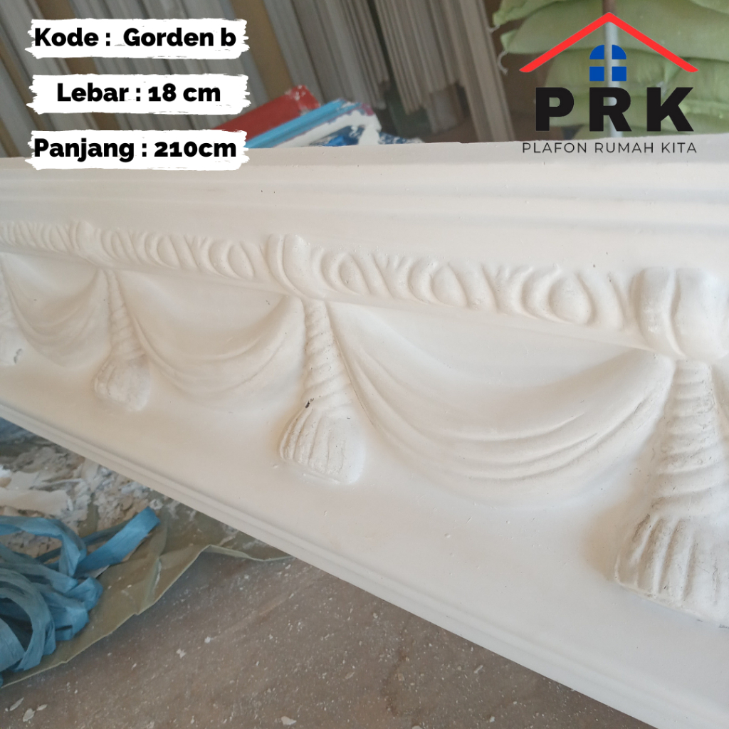 Jual Lis List Gypsum Gipsum Motif Gorden Besar lebar 18cm Plafon ...