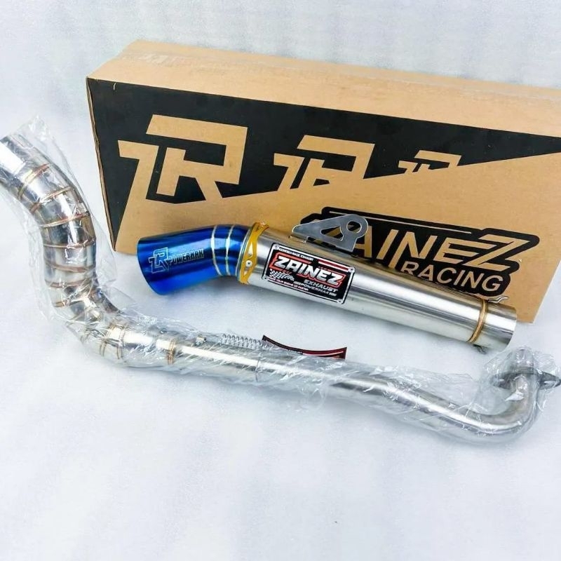 Jual (1) Zainez Exhaust Open Spec Pipe + Big Elbow For Wave 100/110/125 ...