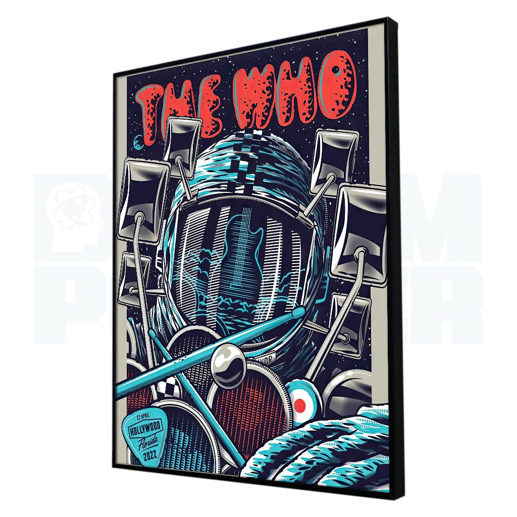 Jual Poster Band Frameblock Ukuran A3 30x40 cm | Poster Konser The Who ...