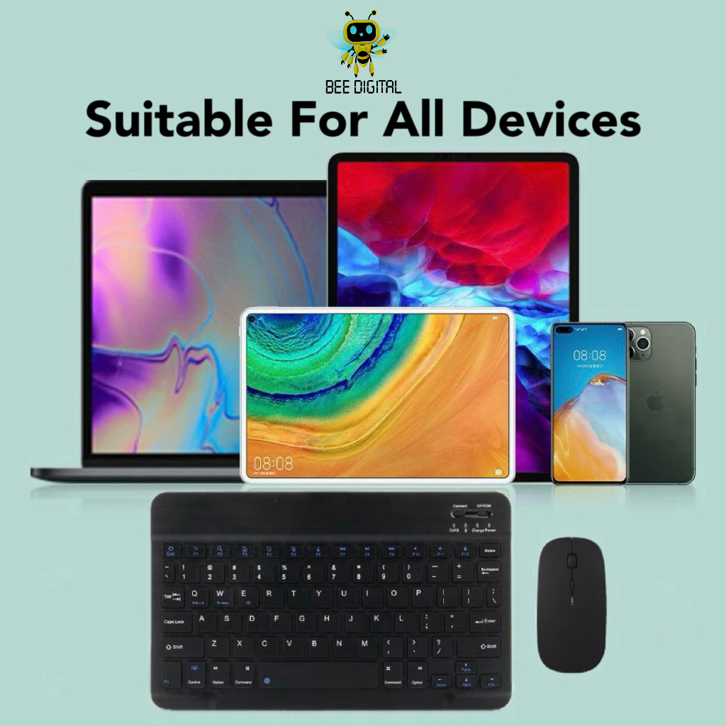 Jual BEEDIGITAL COD 3in1 Bundle Wireless Set Mouse Keyboard Portable ...