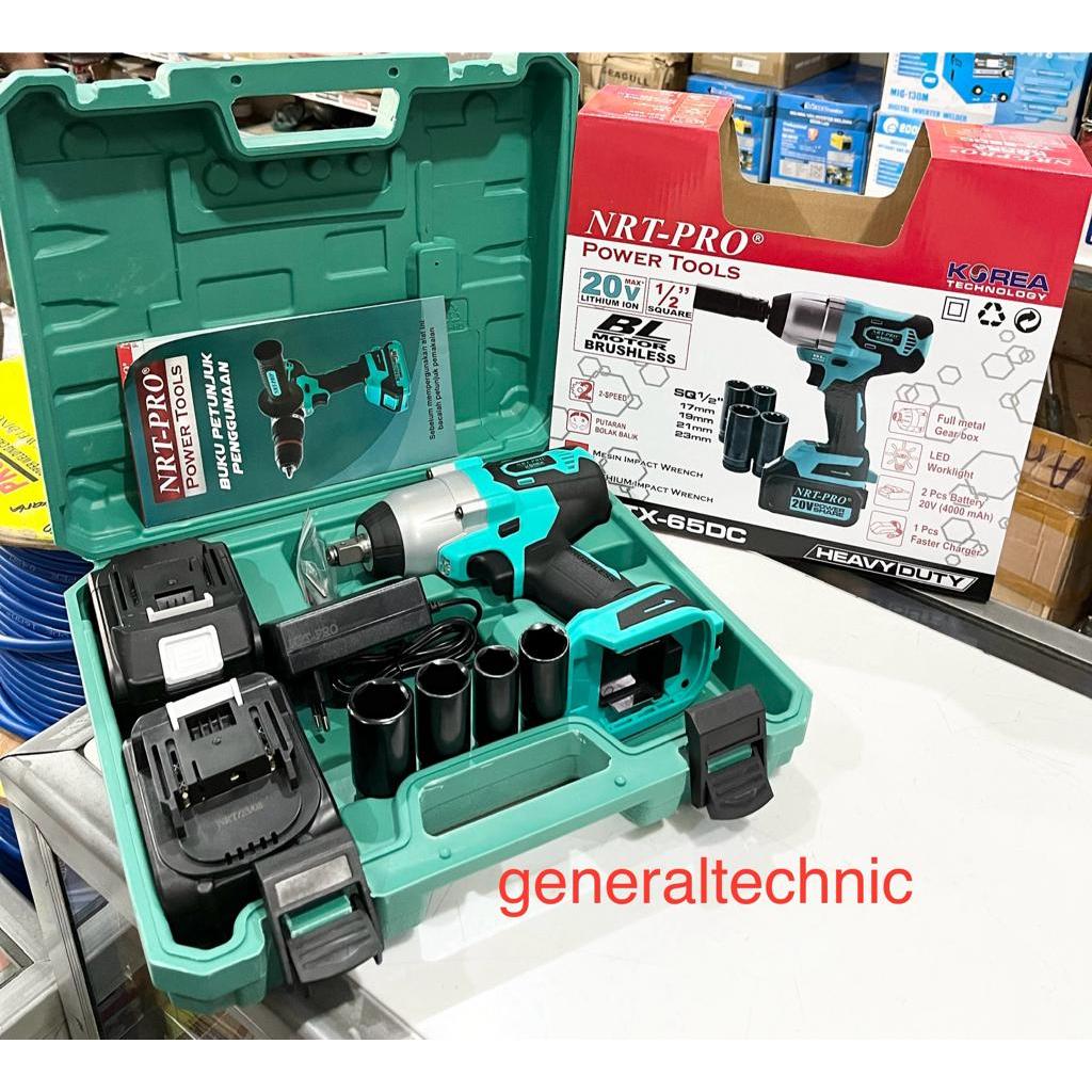 Jual Cordless Impact Wrench NRT-Pro TX-65DC NRT-PRO TX65DC Impact ...