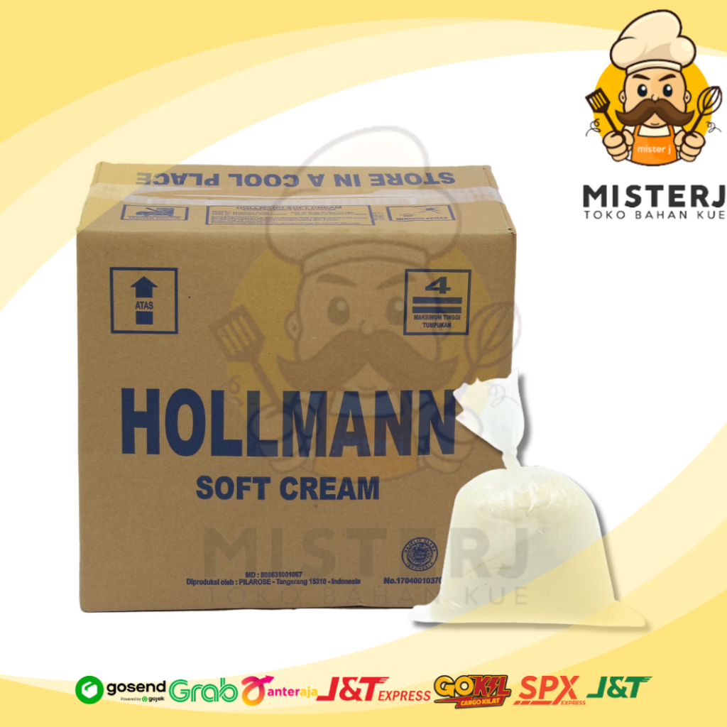 Jual Hollman Soft Cream | 250 Gram | 500 Gram | 1 Kg | Kemasan Repack ...