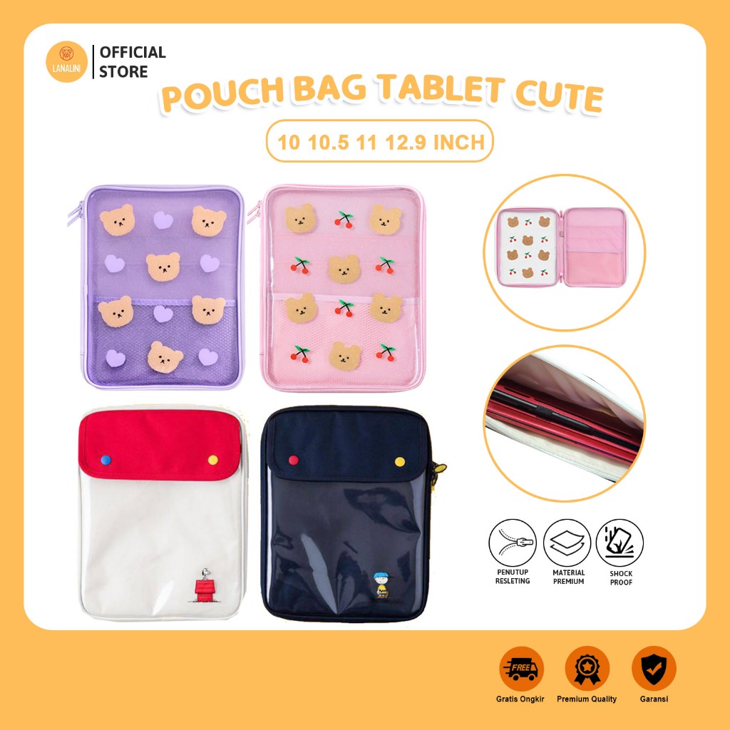 Jual Tas Tablet iPad Pro 11 M1 M2 Gen 7 8 9 10.2 Air 1 2 3 10.5 9.7 ...