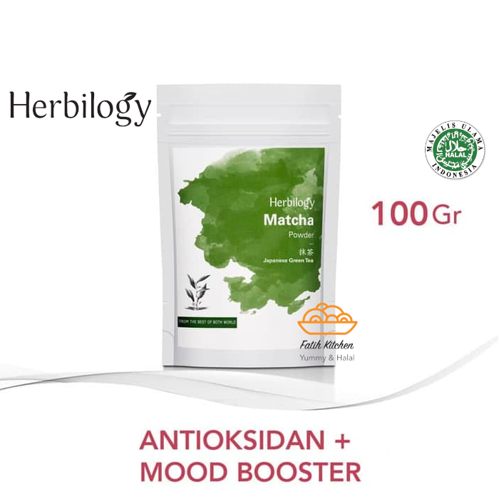 Jual Herbilogy Matcha Powder 100 gr Halal MUI | Shopee Indonesia