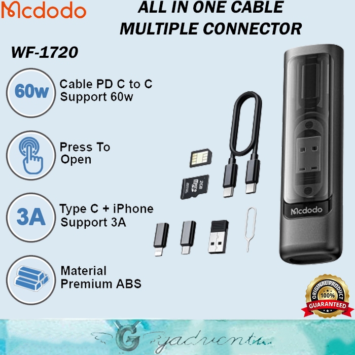 Jual MCDODO Multifungsi Storage Kabel Kit All in One Cable Kit Portable ...