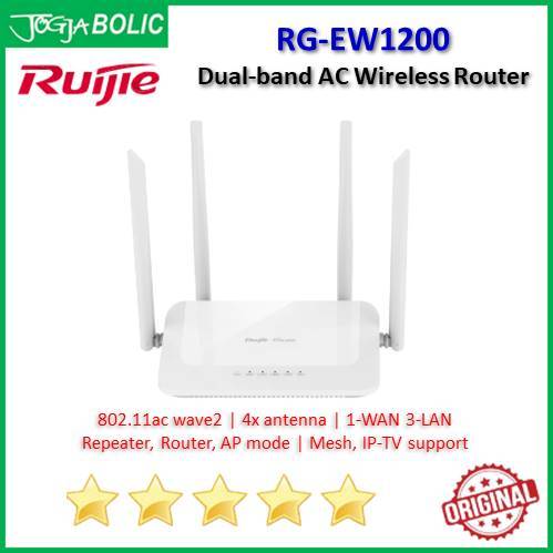 Jual Ruijie RG-EW1200 Dual-band AC Wireless Router | Shopee Indonesia