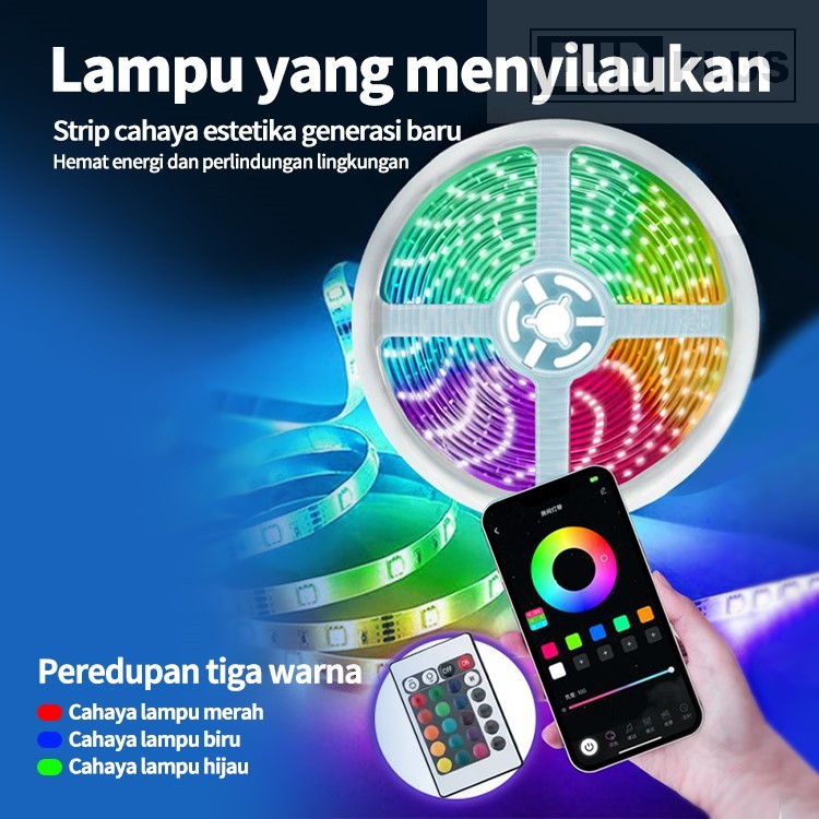 Jual DJDPlus Strip Lampu Berubah Warna Led Warna-Warni Strip Lampu ...