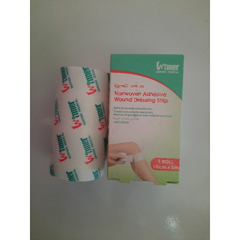 Jual Plester Winner Adhesive Wound Dressing Strip 10cm x 5m (Plester ...