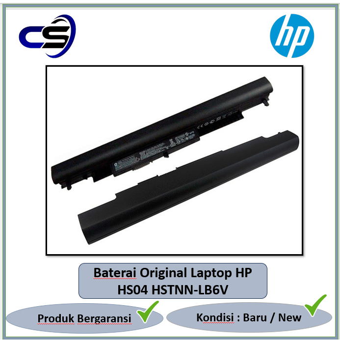 Jual Battery Original Laptop HP HS04 HSTNN-LB6V | Shopee Indonesia