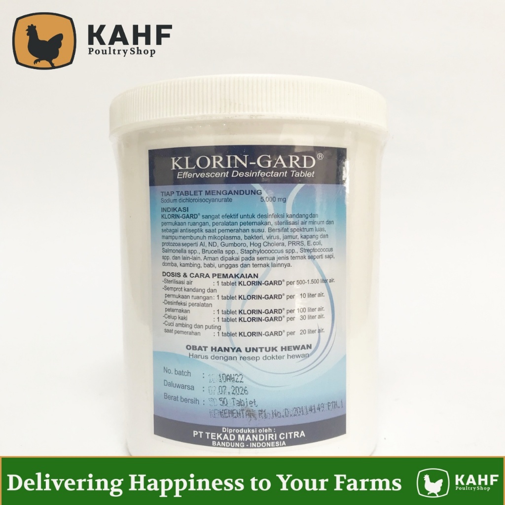 Jual Klorin gard 1 Tablet Clorin Disinfektan Effervescent Kaporit ...