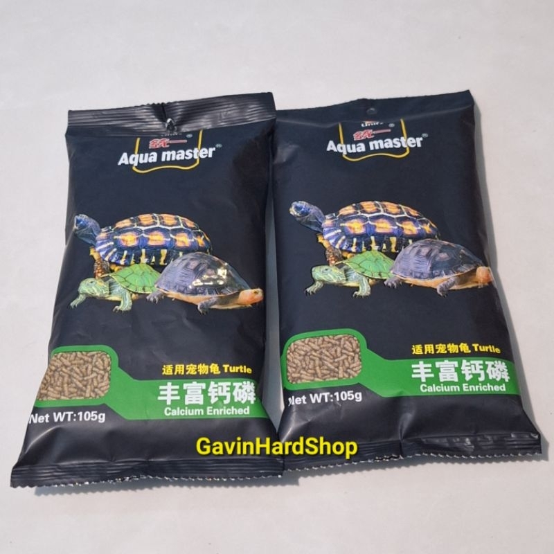 Jual Aqua Master Turtle Food 105 gr pakan kura kura bentuk stik sticks ...