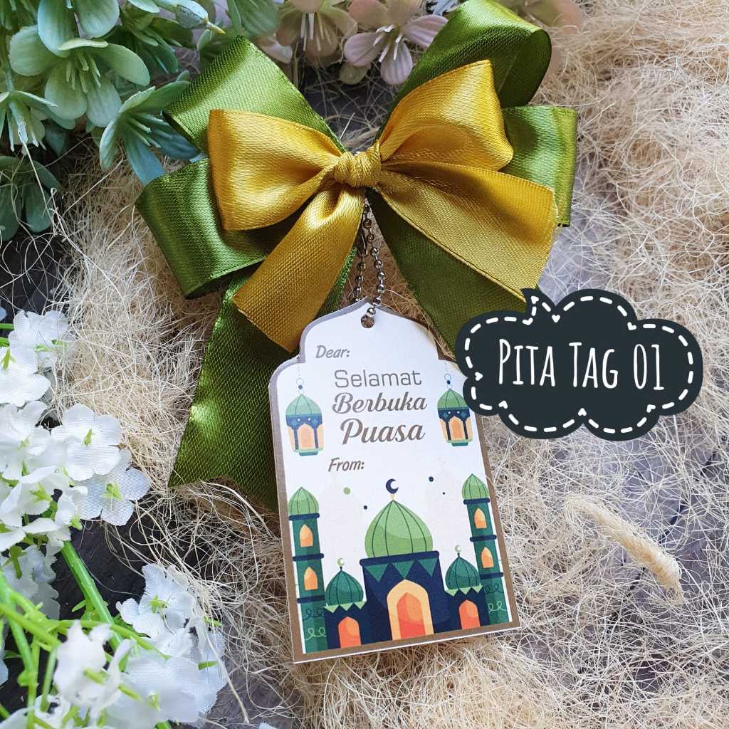 Jual Tag Pita Happy Iftar Selamat Berbuka Puasa Ibadah Label Souvenirs ...