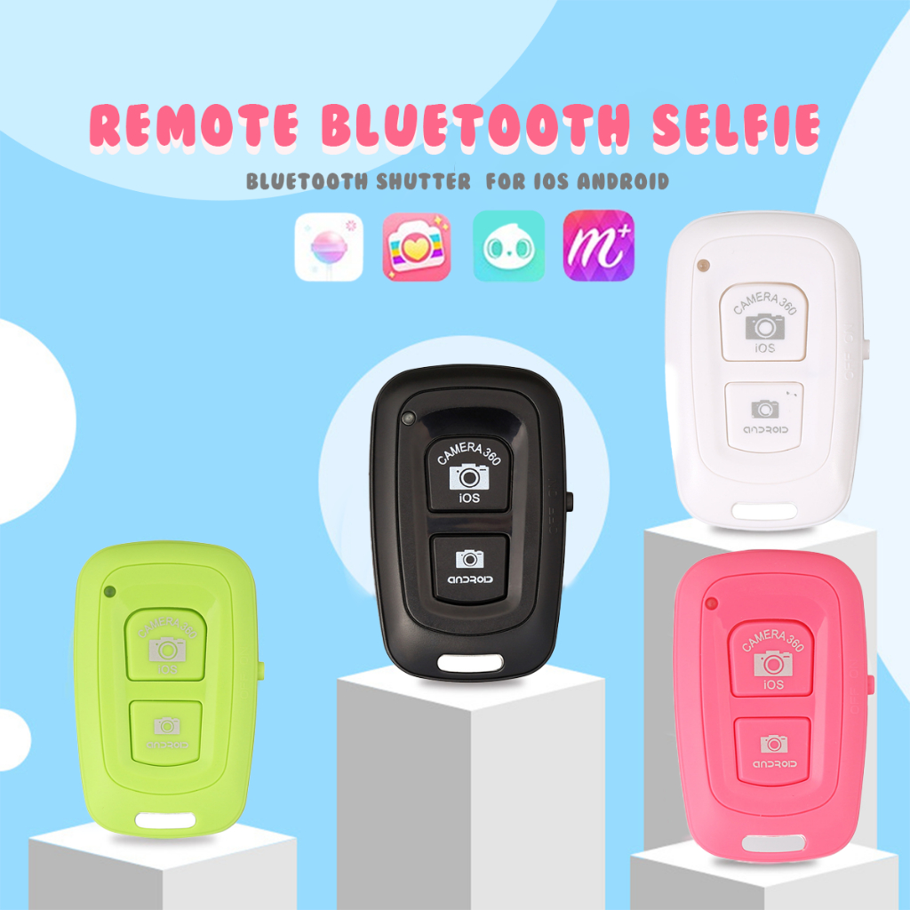 Jual REMOTE SELFIE BLUETOOTH / REMOTE SHUTTER KAMERA ANDROID IOS ...