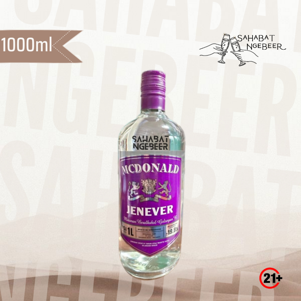Jual McDonald Jenever 1L | Shopee Indonesia