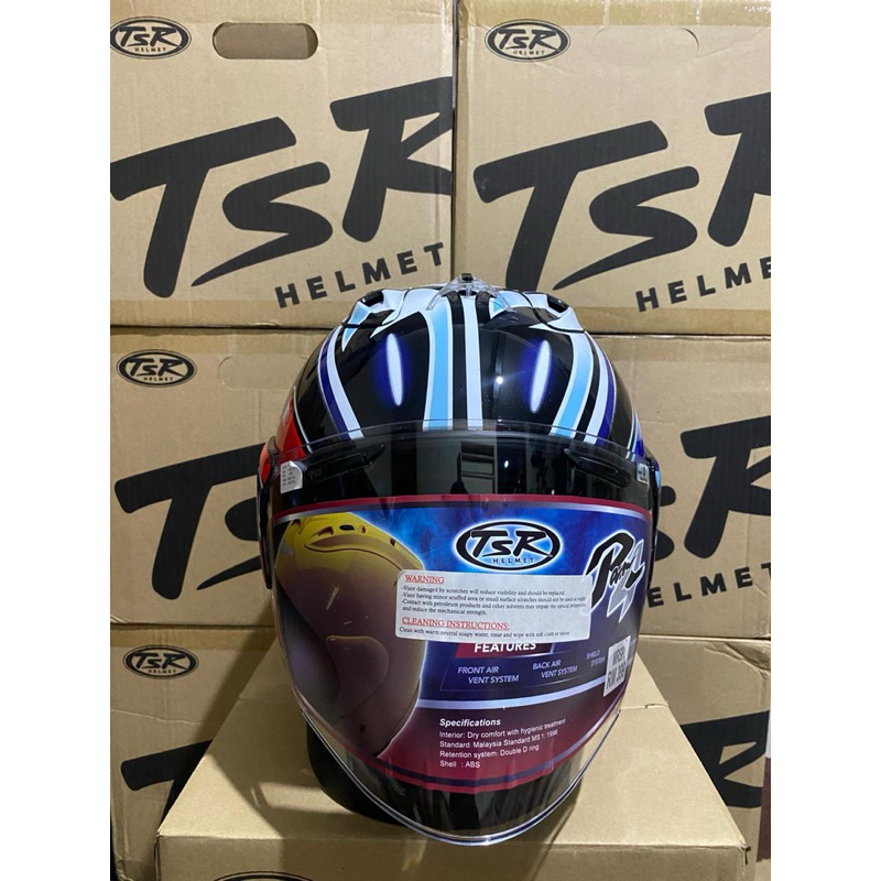 Jual Helm TSR Ram4 nakano shuriken silvee | Shopee Indonesia