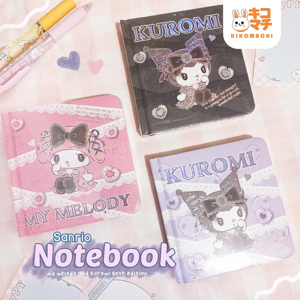 Jual Sanrio Notebook My Melody & Kuromi Square Diary Buku Tulis ...