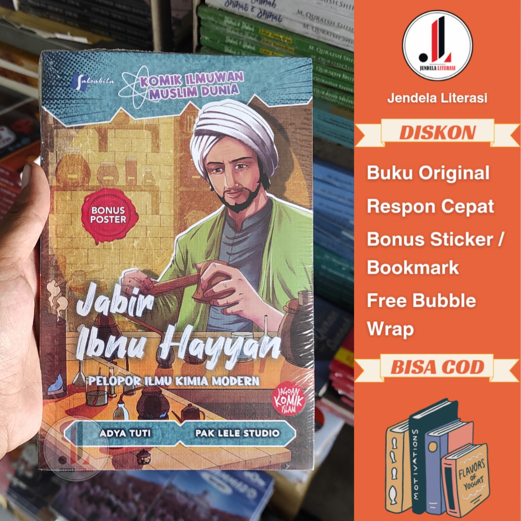Jual Original - Komik Ilmuwan Muslim Dunia - Jabir Ibnu Hayyan: Pelopor Ilmu Kimia Modern ...