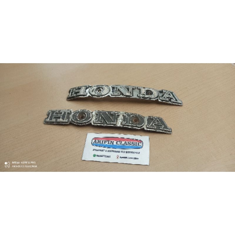 Jual Emblem logo simbol tangki gastank Honda cb100 k5 original | Shopee ...