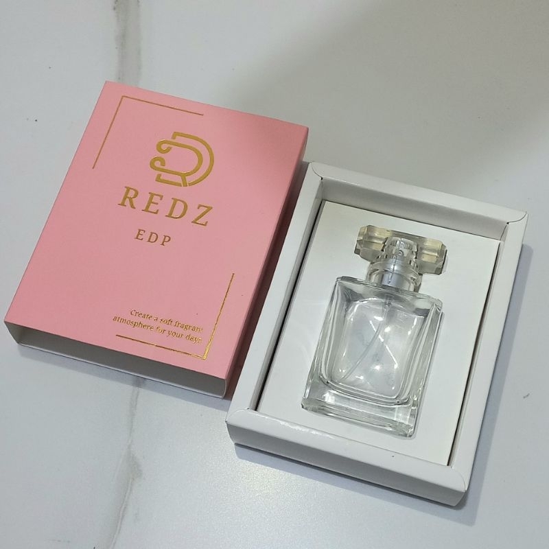 Jual BOX PARFUM UK. 12X9X3.5 BOX PUTIH TUTUP PINK (POLOS MIN ORDER ...