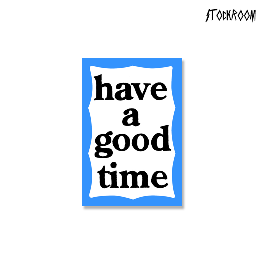 Jual (BISA COD) STIKER AESTHETIC "HAVE A GOOD TIME (BLUE)" / STIKER ...