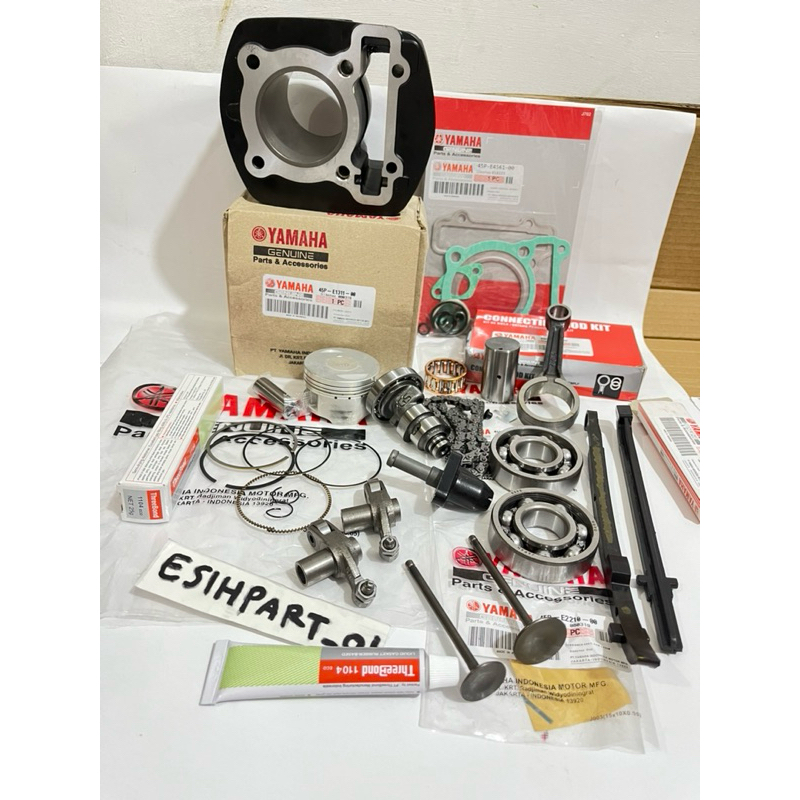 Jual Blok seher komplit isi piston kit 45P 11pcs Yamaha Byson karbu ukuran standar Sesuai iklan ...