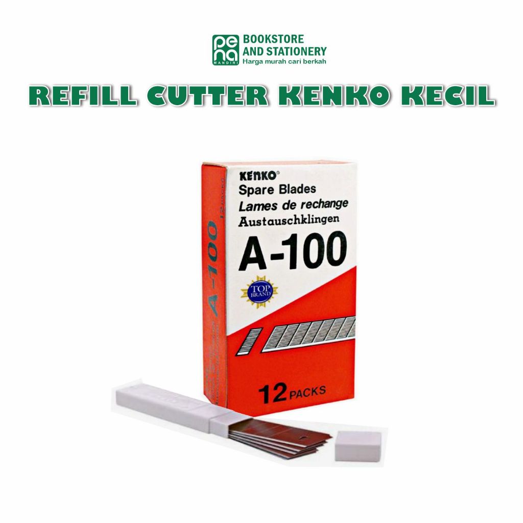 Jual Isi / Refill Cutter Blade Kenko Kecil A - 100 | Shopee Indonesia