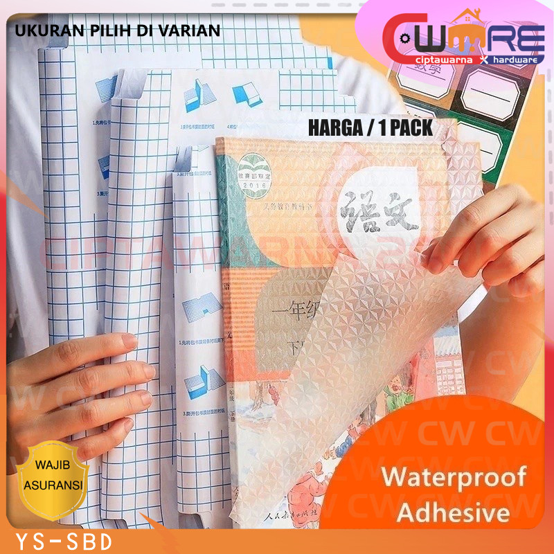 Jual Sampul Plastik Plastic Sticker Stiker Buku Bening Motif Diamond ...