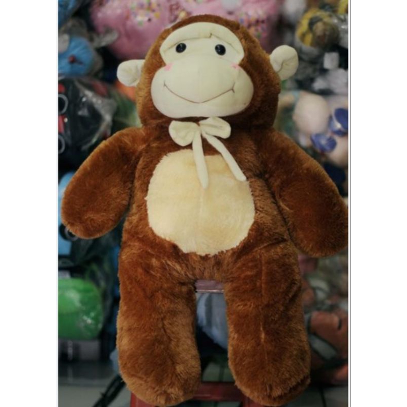 Jual 80cm Boneka Monyet pita Lucu Jumbo Hadiah Anak Berlabel SNI ...