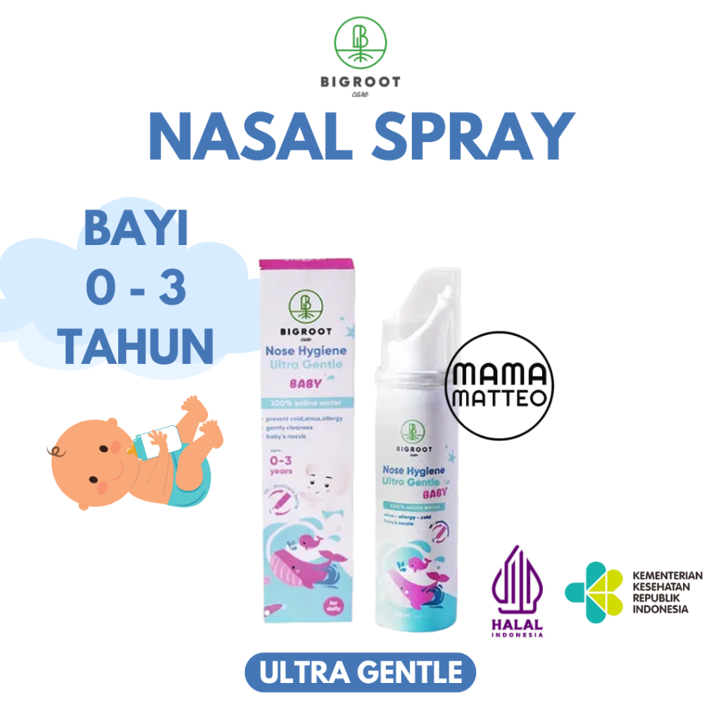 Jual STERIMAR / BIGROOT Nasal Spray Bayi / Nose Hygiene Ultra Gentle ...